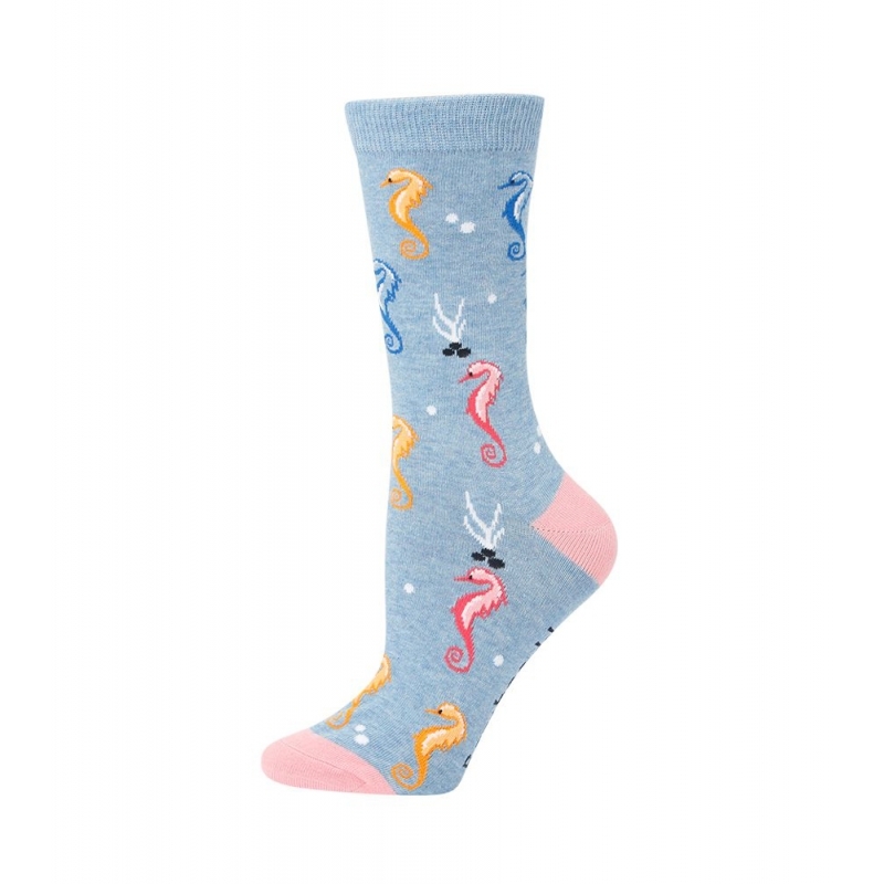 Womens Seahorse Bamboo Socks
