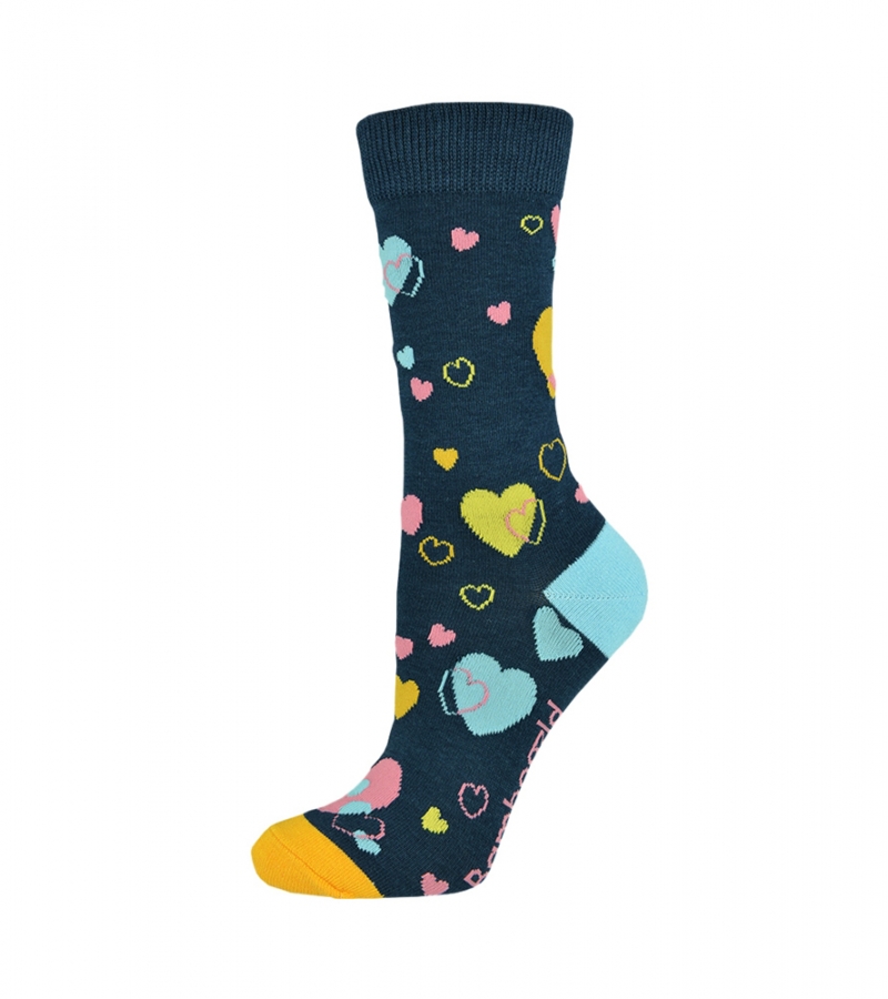 Womens Love Hearts Bamboo Socks