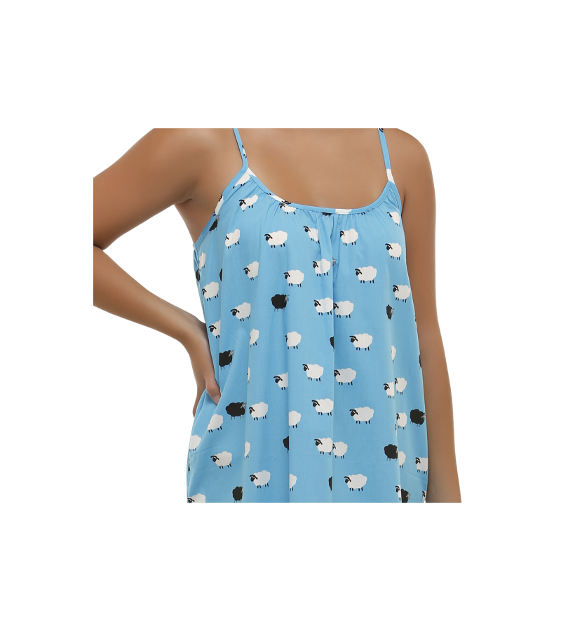 Womens Black Sheep Bamboo Sleep Nightie